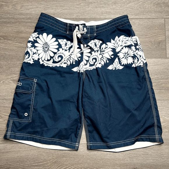 Speedo | Swim | Speedo Swimming Trunks Men Size Medium Navy White Cargo ...